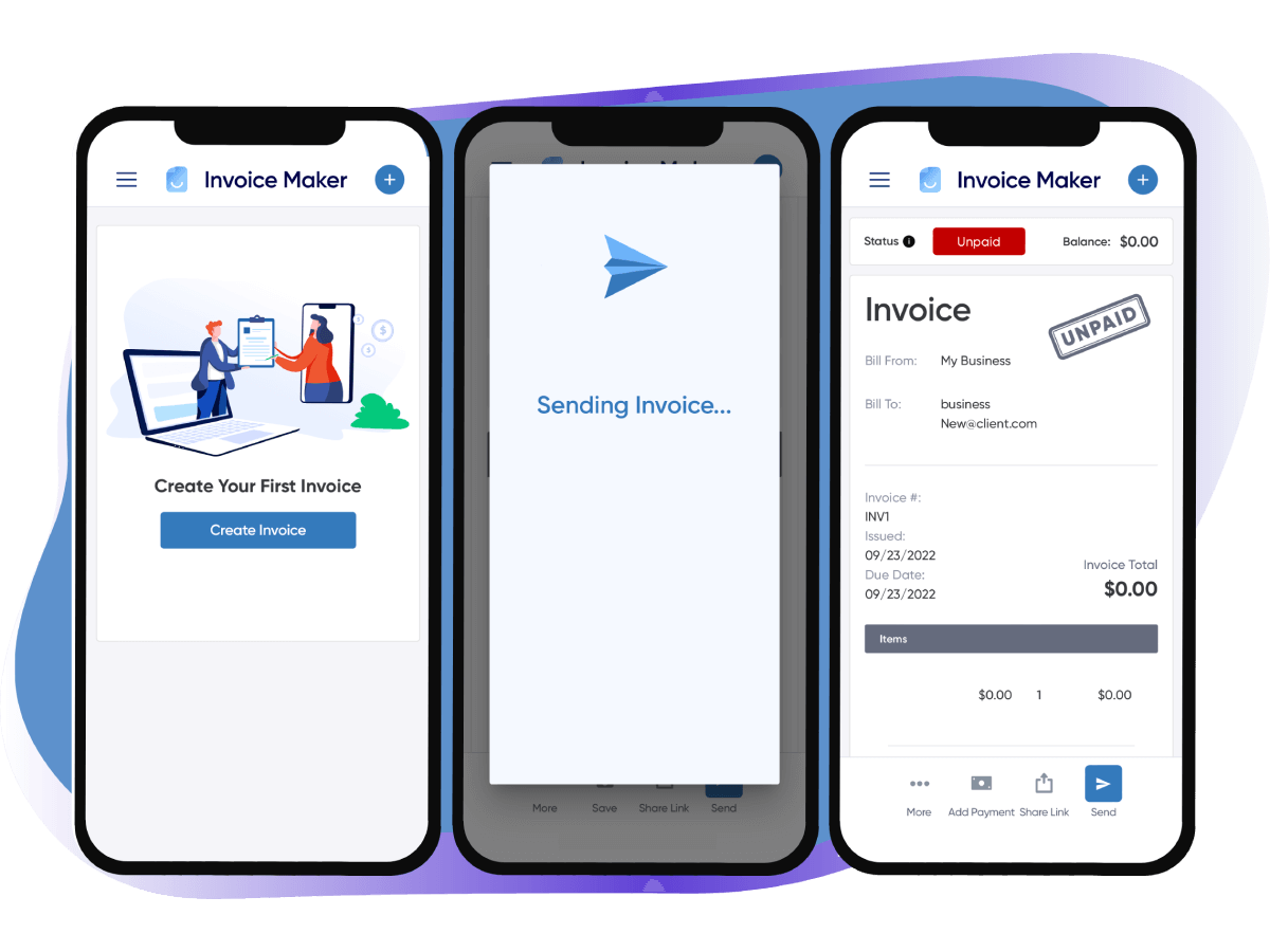 Mobile App | Invoice Maker